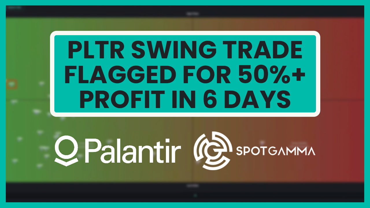 The PLTR Swing Trade SpotGamma Flagged for 50%+ Profit in 6 Days